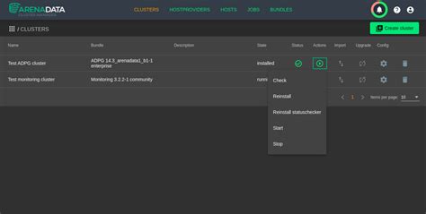 Perform Actions On The Arenadata Postgres Cluster Adpg Arenadata Docs