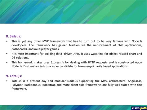 Ppt 9 Best Nodejs Frameworks For Developers Powerpoint Presentation Free Download Id9823076