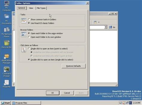 reactos the open source windows clone can now boot from btrfs drives