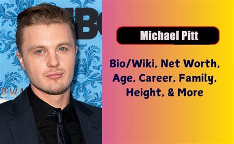 Michael Pitt Biography 2026 Age Height Weight Net Worth Salary