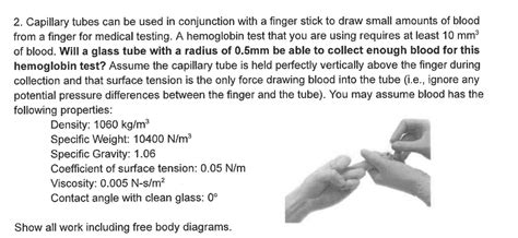 Answered 2 Capillary Tubes Can Be Used In Bartleby