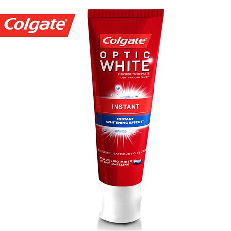 Colgate Fluoride Toothpaste Optic White Instant 75 Ml Online At Best
