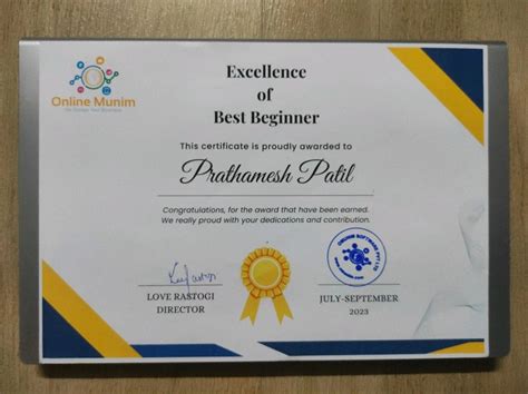 Prathamesh Patil On Linkedin Professionalachievement Softwaregentechnologies