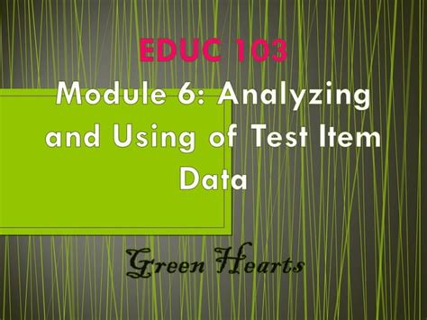 Module 6 Presentation Ppt
