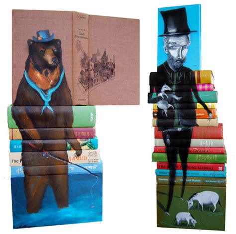 Artist Uses Salvaged Books As The Most Unlikely Of Canvases