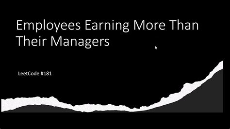 [solved ] employees earning more than their manager leetcode 181
