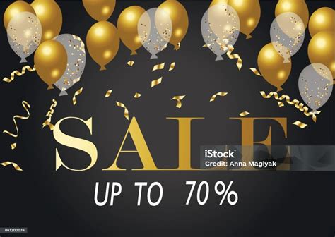 사각형 프레임 반짝 풍선 배경을 판매 포스터 벡터 일러스트입니다 배경 주제에 대한 스톡 벡터 아트 및 기타 이미지 배경 주제 생일 3차원 형태 Istock