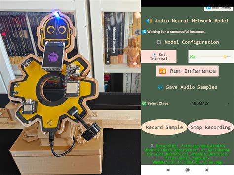 AI Based Mechanical Anomaly Detector With BLE For Industry DFRobot Maker Community