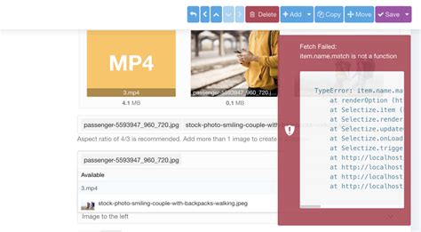 Filepicker Produces Error With Multiple And Previewimages · Issue 2335 · Getgravgrav Plugin
