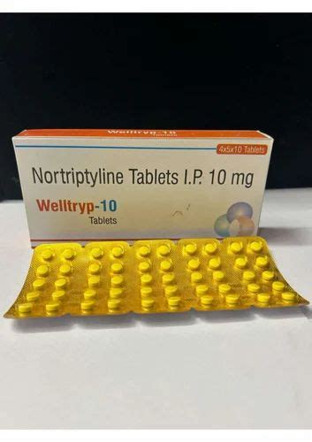 Nortriptyline 10 Mg Tablet At Rs 86box Gabapentin And Nortriptyline