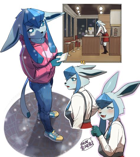 Glaceon Pokemon Drawn By Gudeulmok Danbooru