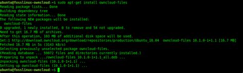 How To Install And Configure Owncloud On Ubuntu 1804 Lts