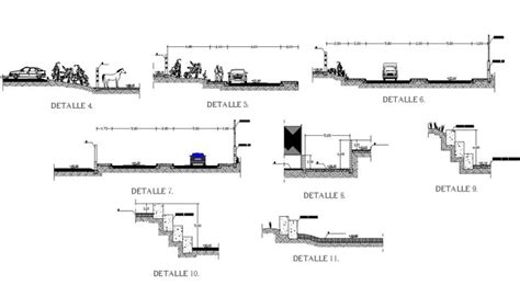 A Road Section Plan Dwg File Road Construction How To Plan Brick Detail