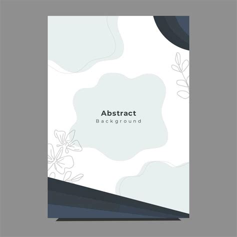 Abstract Shapes Cover Brochure Flyer Template Portrait Background 36593964 Vector Art At Vecteezy