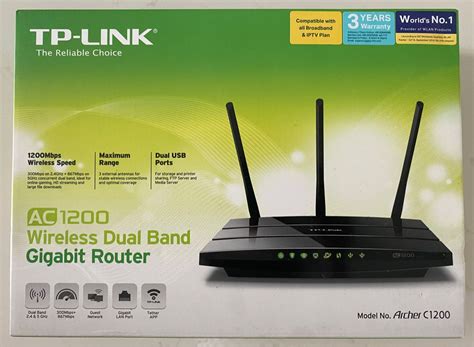 Tp Link Ac1200 Wireless Dual Band Gigabit Router Computers And Tech Parts And Accessories