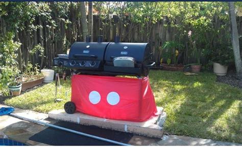 Mickey Mouse Grill Mickey Mouse Birthday Party Disney Decor Mickey Mouse Birthday Decorations