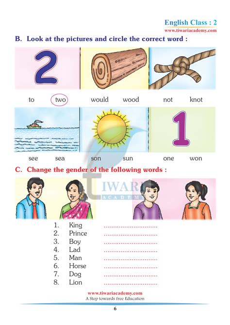 Ncert Solutions For Class 2 English Marigold Unit 7 Chapter 1 And 2
