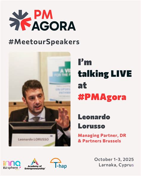 Were Proud To Welcome Leonardo Lorusso To Pm Agora 2025 — Not Only As A Speaker But As A Long