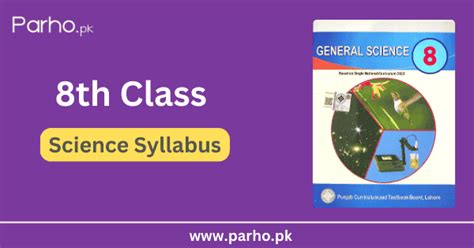 8th Class Science Syllabus 2025 26 Parho Pk