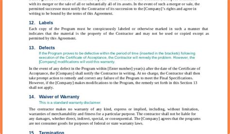 Custom Software Development Contract Template 4 Custom Software Development Agreement Template