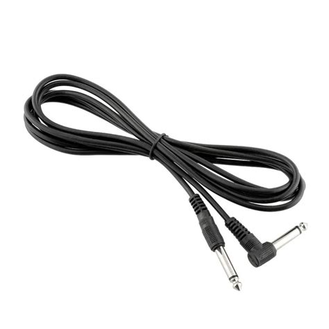 New 3M 10FT Electric Guitar Amplifier Cable Cord Wire Black Guitar Right Angle Audio Patch