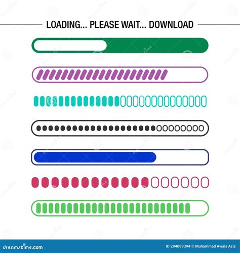 Abstract Vector Loading Colorful Icon Design Template Stock Vector