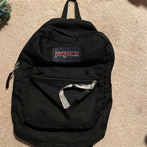 Black Jansport Backpack Depop