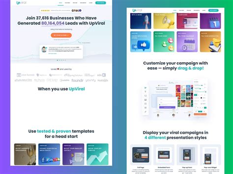 elementor wordpress web design 2 images behance