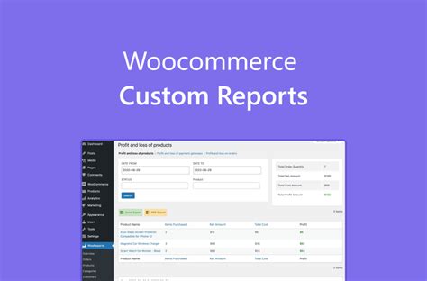 Woocommerce Custom Reports Nikanwp