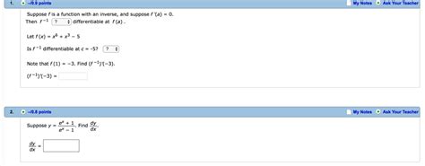 Solved 1 ㅢ0 9 Points My Notes Ask Your Teacher Suppose F