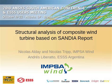 Pdf Structural Analysis Of Composite Wind Turbine Based On Br Events Ansys2010 Pdf
