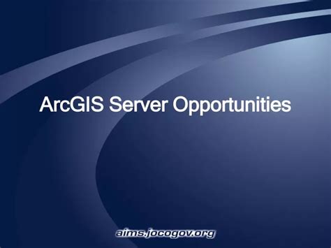 Ppt Arcgis Server Opportunities Powerpoint Presentation Free