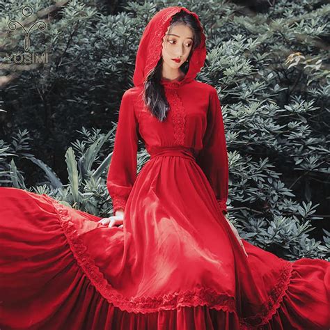 Red Chiffon Dress Long
