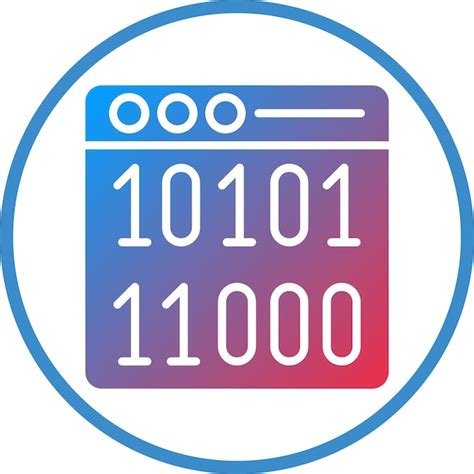 Premium Vector Vector Design Binary Icon Style