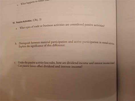 Solved C ﻿what Happens Topassive Activities Obj 3a