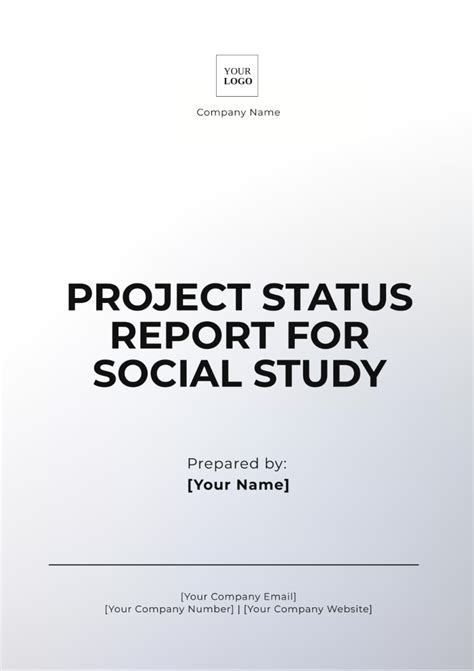 Free Stoplight Project Status Report Template To Edit Online