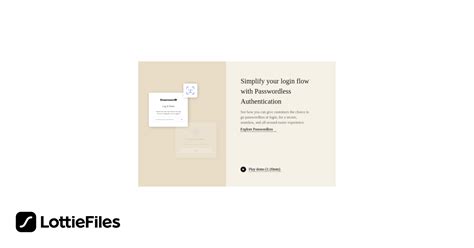 Free Showcase Module Lottie Animation 2 Passwordless Animation By Yuliana Z LottieFiles