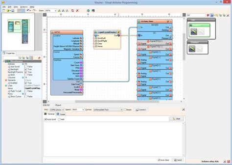 Arduino Gps Display Location On I2c 2x16 Lcd With Visuino