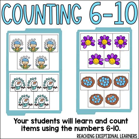 Counting To 20 File Folder BUNDLE Etsy