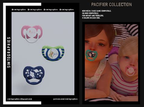 Pacifier Collection The Sims 4 Download Sims 4
