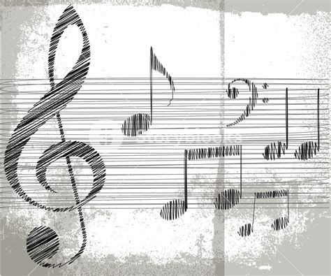Drawing Of Music Notes