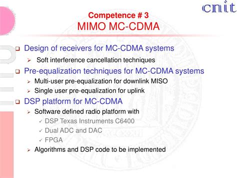 Ppt Within Newcom Dept 1 Cluster 2 Coding Design For Ofdm And Mimo Systems Powerpoint