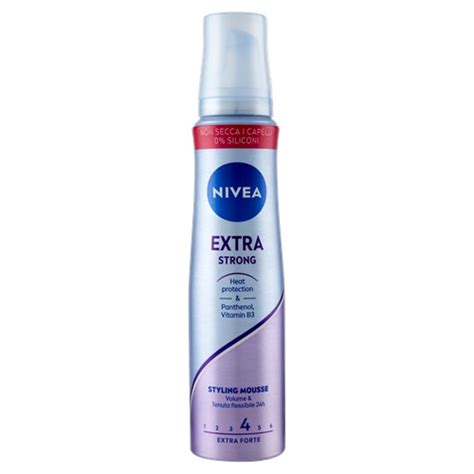 موس موی فر فوق قوی حالت دهنده و حجم دهنده نیوا قدرت نگهدارندگی 4 Nivea Extra Strong وب سایت