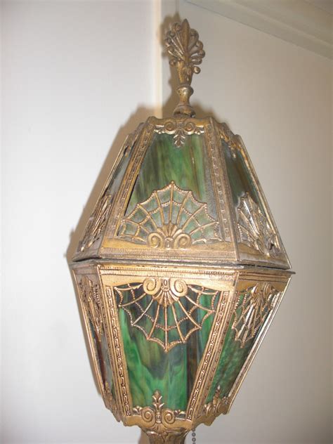 Slag Glass Floor Lamp Collectors Weekly