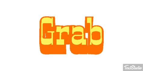 Grab Word Animated  Logo Designs