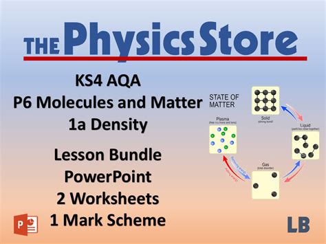 Ks4 Gcse Physics Aqa P6 1a Density Lesson Bundle Teaching Resources