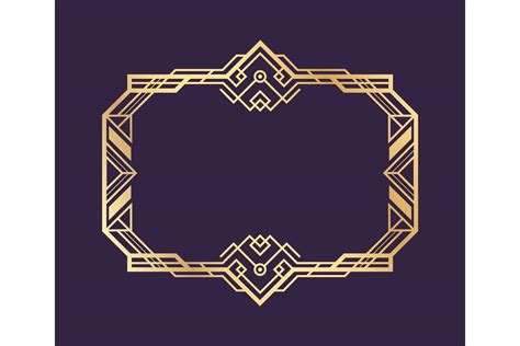 Vintage Rectangle Border Vector