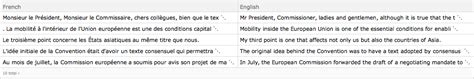 Europarl English French Machine Translation Dataset V7 Wolfram Data
