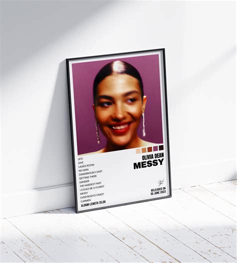 Olivia Dean Messy Album Poster Rapper Posters