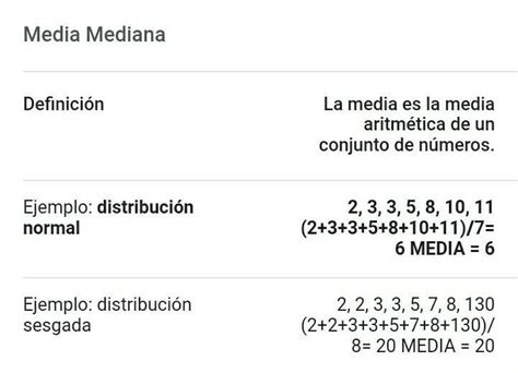 Cual Es La Formula De La Media Un Ejemplo Plisss Brainlylat